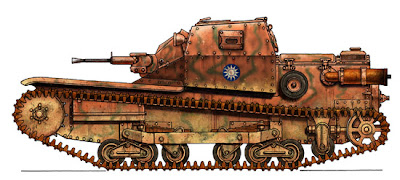 Kenny's Portfolio: WWII Chinese light tank CV33
