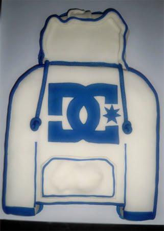 With Icing on TOP: Hoodie birthday cake