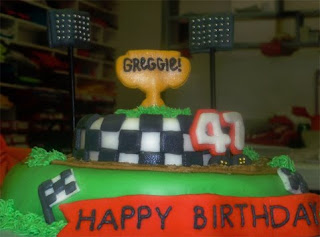 With Icing on TOP: Dirt Track cake