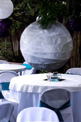 Kara's Party Ideas Purple & Jade Wedding Reception | Kara's Party Ideas