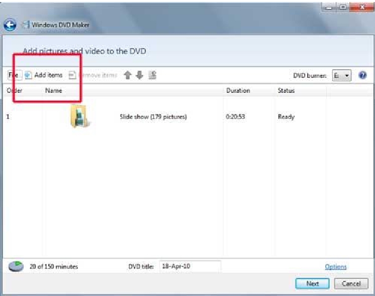 สอนการใช้ windows 7: Windows DVD Maker