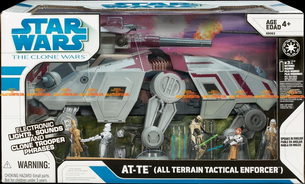 Toy Collector News: Star Wars: The Clone Wars AT-TE update