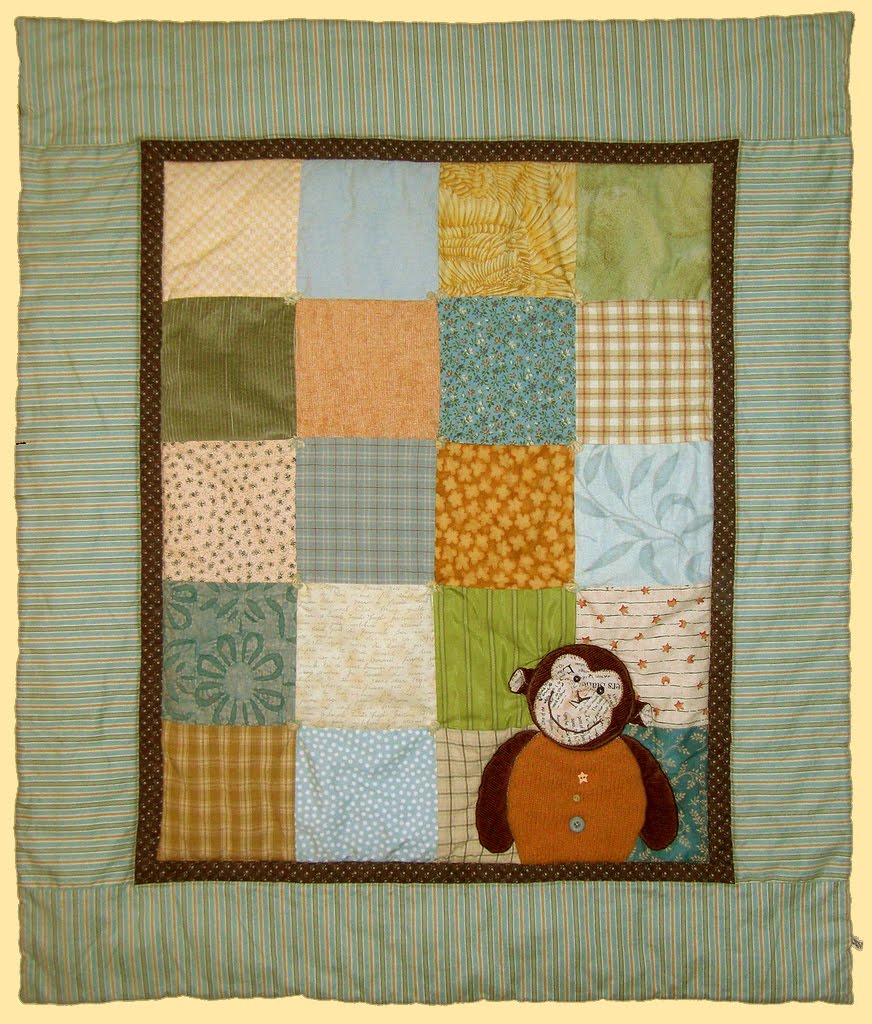 PatchworkPottery: One Little Monkey