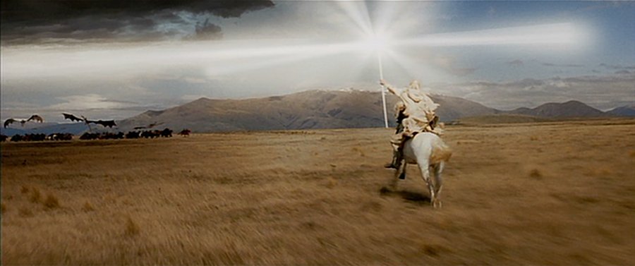 Wallpaper request: Gandalf riding out to meet the Nazgul : lotr