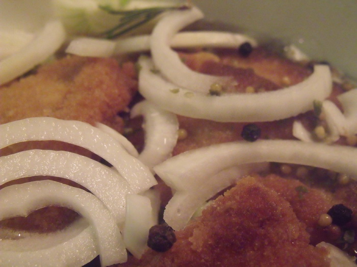 Királypyton: Ecetes hal - ecetes zöldség