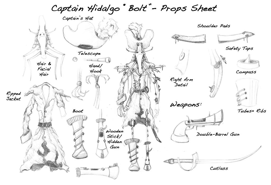Ruben's Blogpage: Unit 2.02- Character Design Prop Sheets