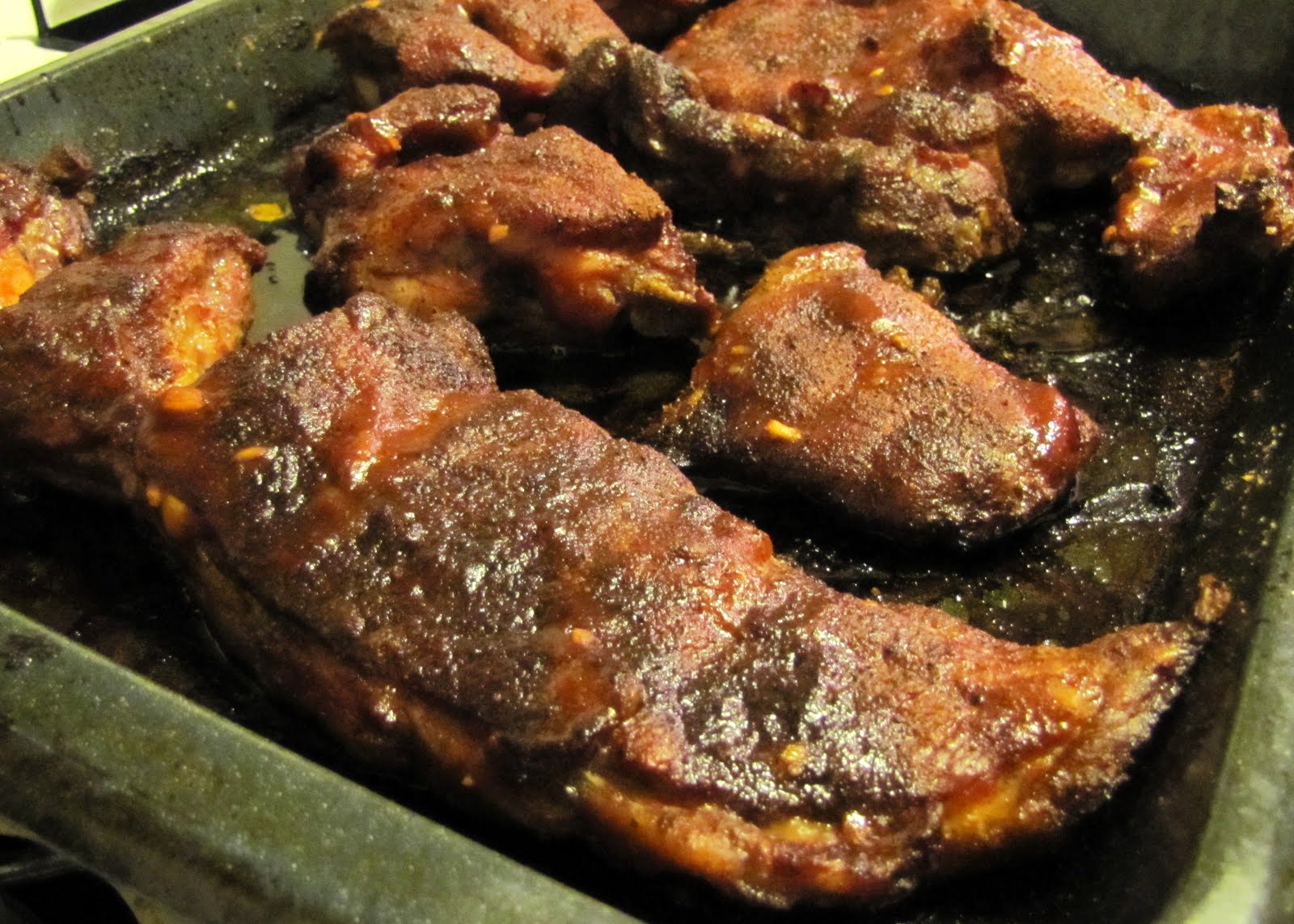 Smells Like Food in Here: Slow Oven-"Grilled" Riblets with Chris's ...
