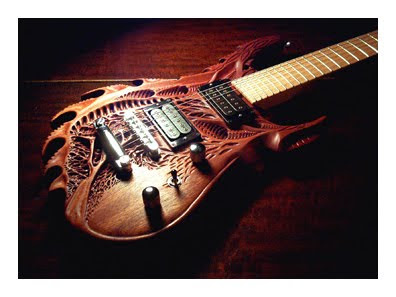 An awesome Alien guitar : r/Music