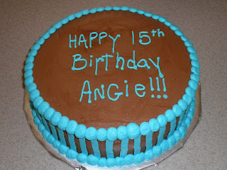 A Cake a Week: Cake #3 Happy Birthday Angela!