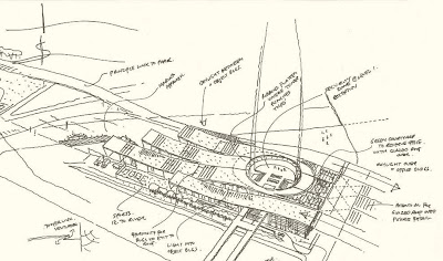 Gráficos de Arquitectura 3d: Centro Okhta, Rusia | RMJM | Arquitectura 3d