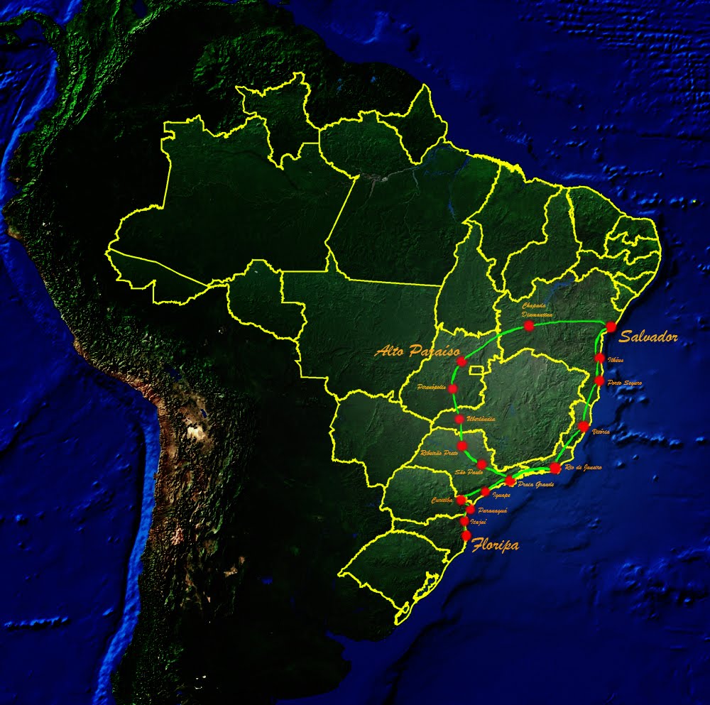 De Passagem...: A Rota