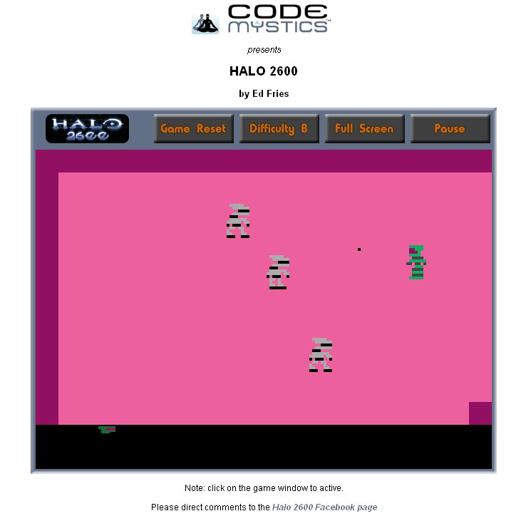 Los Internet: Halo... Atari-style.
