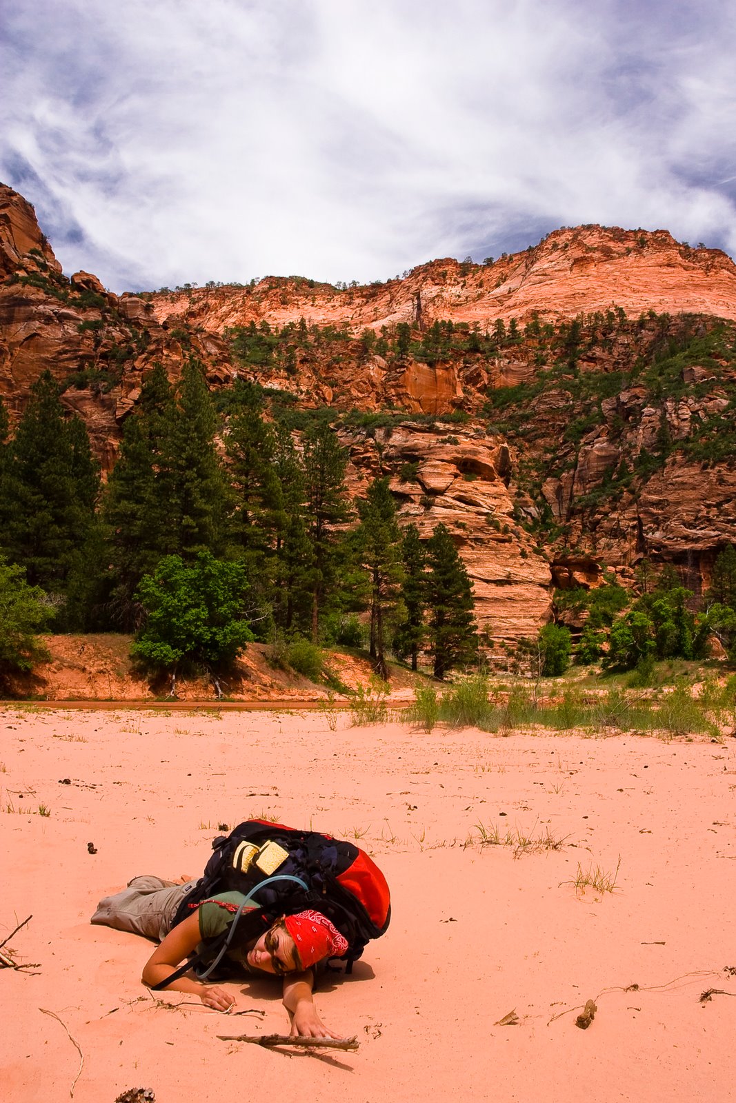 365 Days in Zion: Day 255: June 7, 2005 - Entering Hop Valley