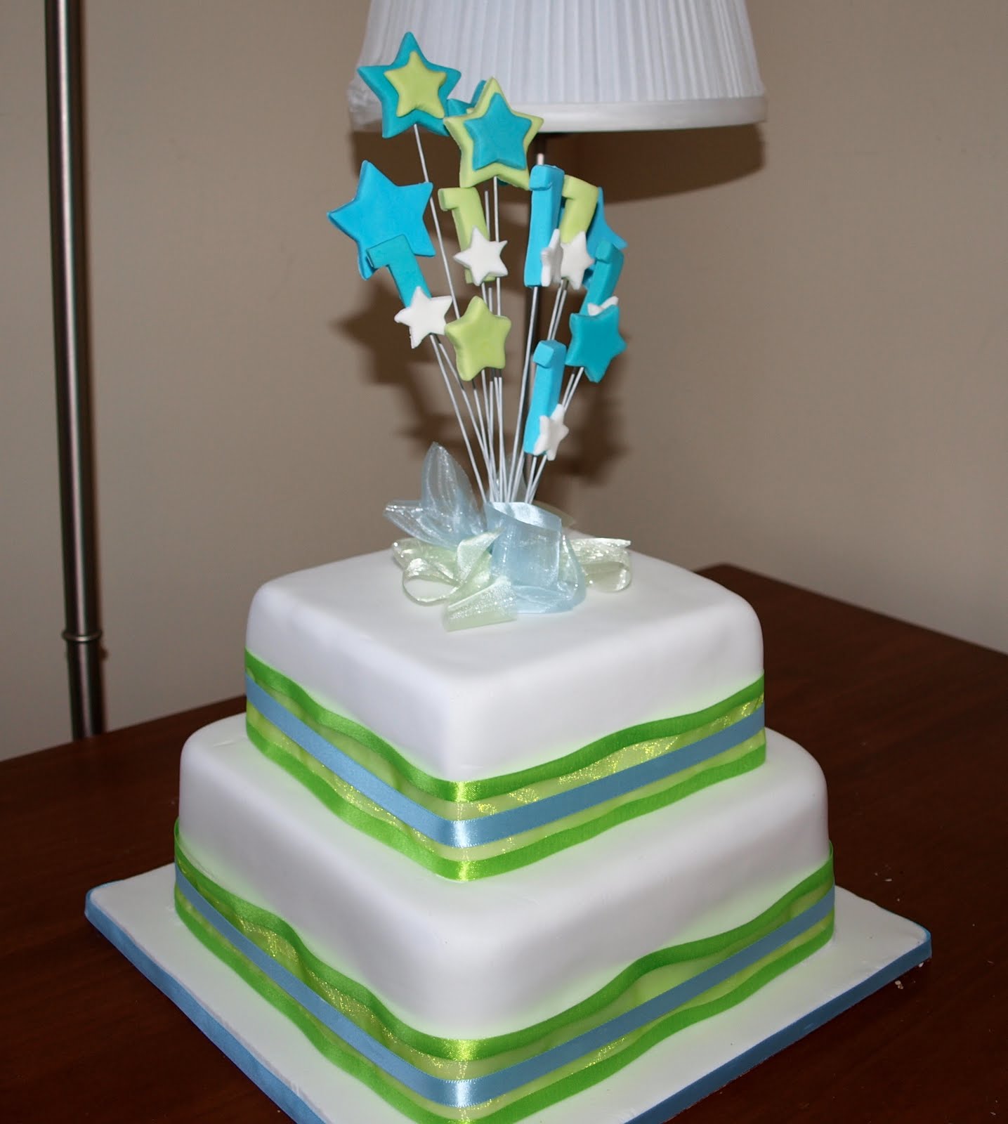 Takes the cake: Exploding stars cake