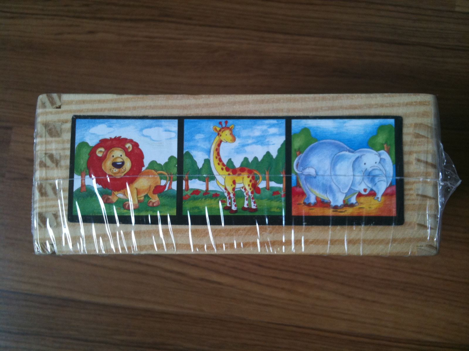 KIDZ SPREE: “Animals Jungle Adventure” Wooden Blocks Jigsaw Puzzle