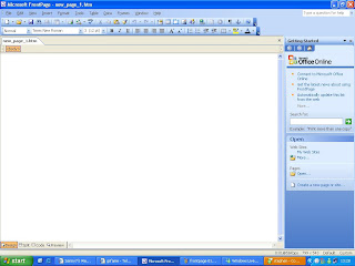 Using Different Types Of Softwares.: Ms FrontPage