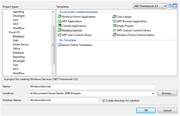 How to Make Windows Service Using C# 2008 ~ An IT Solution