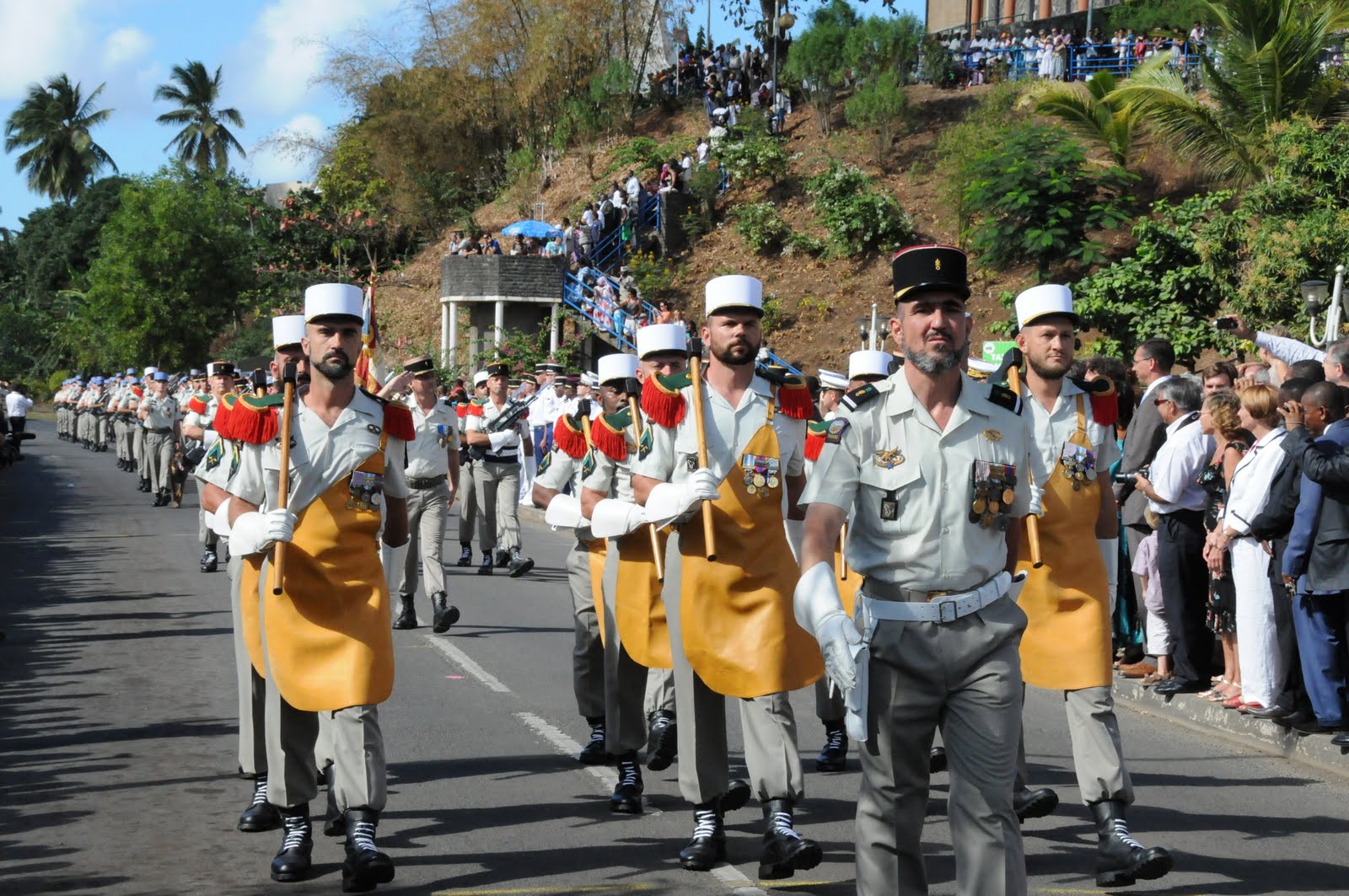 La Marcophilie Navale Envelopmer: Mayotte Légion Étrangère 14 juillet DLEM