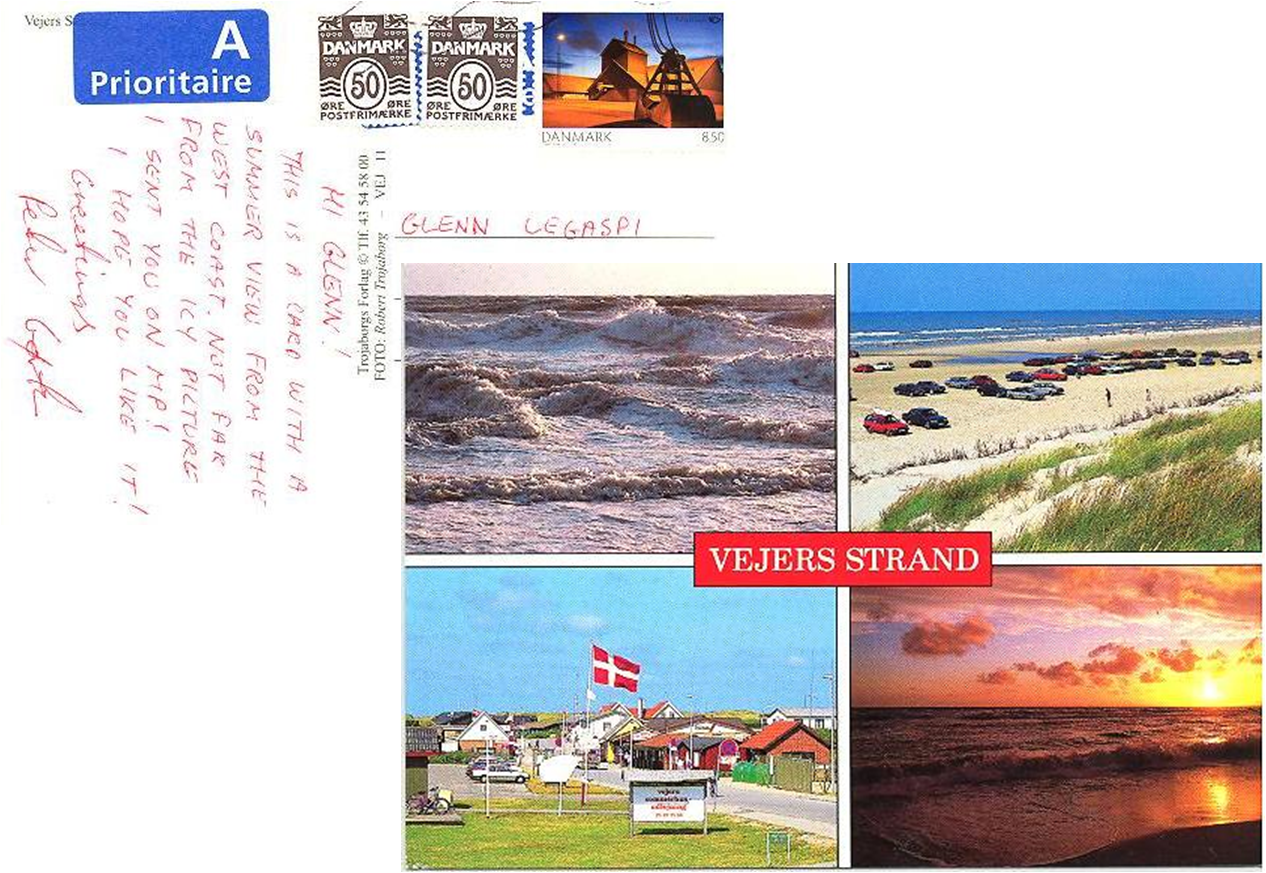 My Philatelic Collection: Postcard from Denmark
