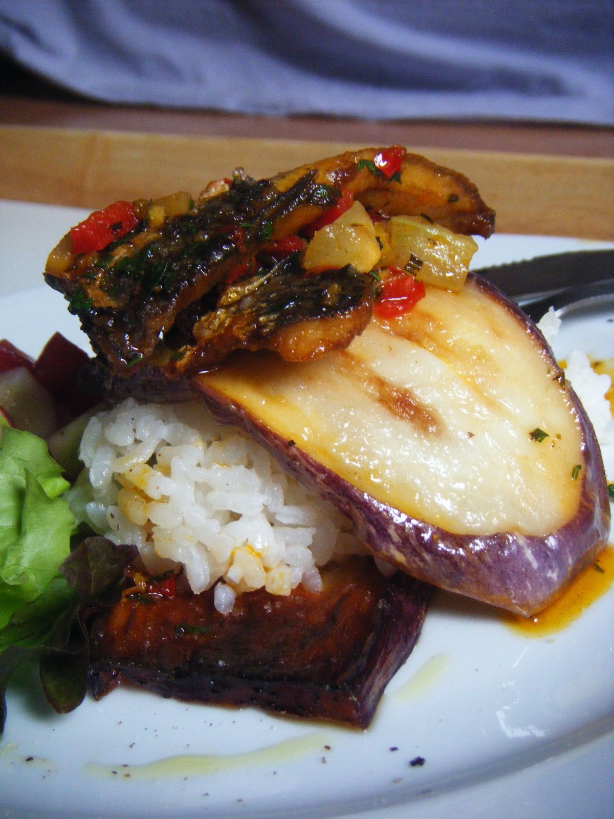 Calentao: La sardina: escabeche, al onoto