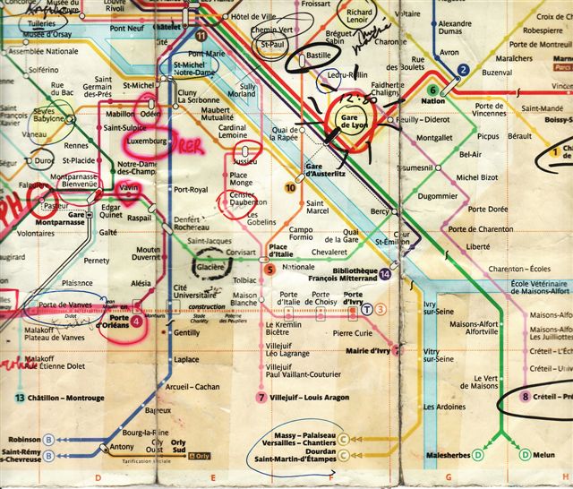 paris breakfasts: Paris Underground