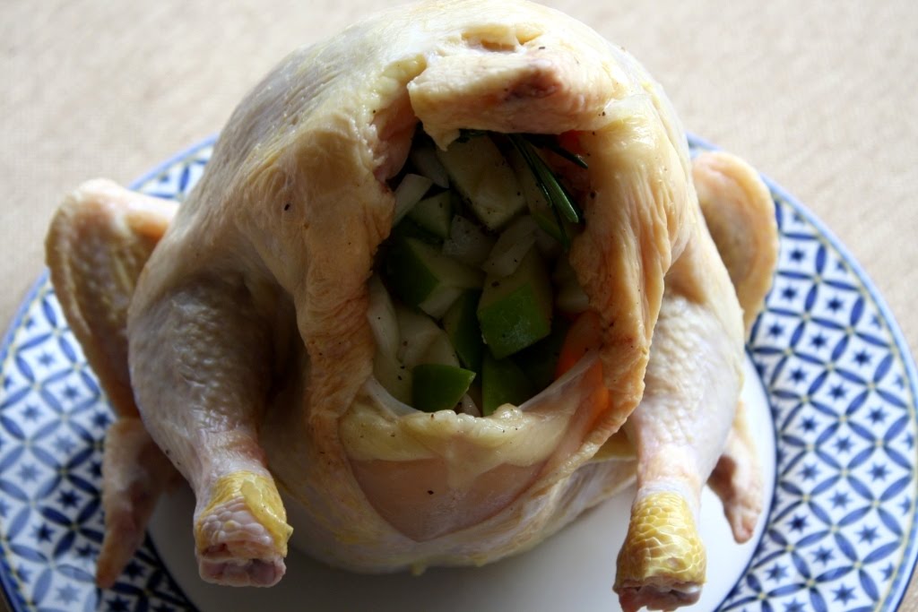 Mango & Tomato: Mission: My first roasted chicken