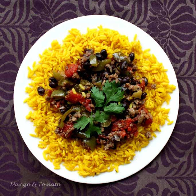 Mango & Tomato: Goya & Foodbuzz Sponsored Dinner: Lazy Stuffed Peppers