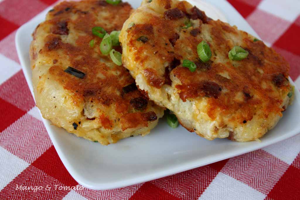 Mango & Tomato: What to do with leftover baked potatoes: potato patties