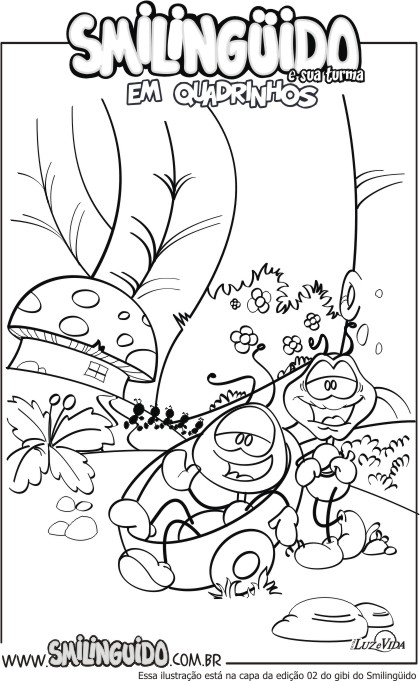 Rede Infantil: Smilinguido para colorir