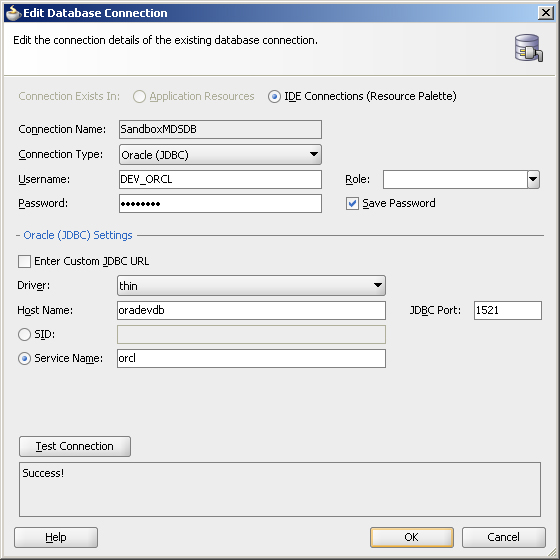 Raastech Blog Creating An Mds Connection Through Jdeveloper 11g
