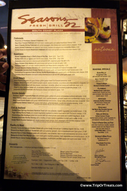 Trip or Treats: Haute & Healthy at Seasons 52