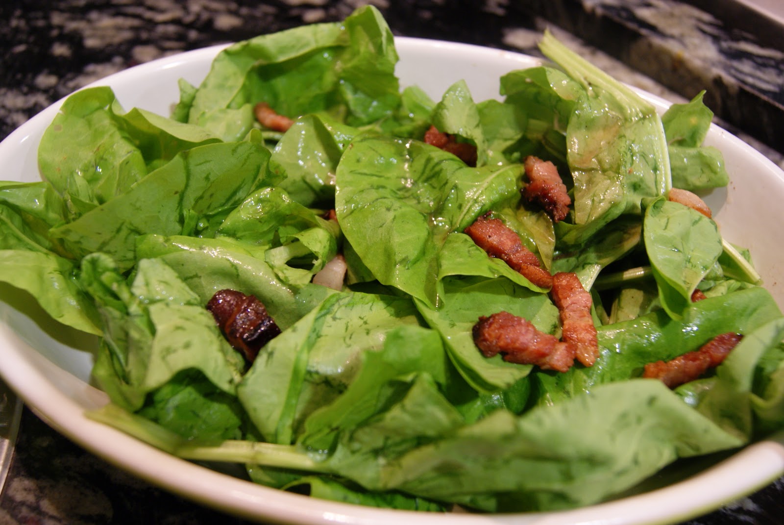 Salada de radite com bacon - Lilica Gourmet