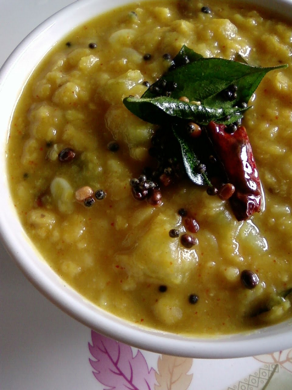 Potlakaya Pappu ~ Snake Gourd Dal - Blend with Spices