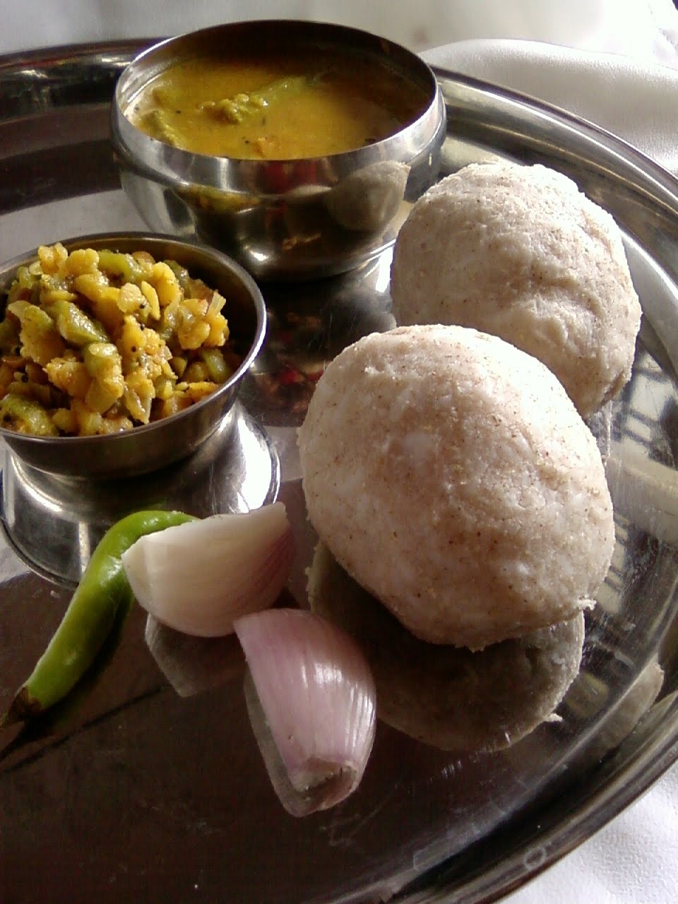 Jonna Mudda (Jonna Sankati) ~ Sorghum Ball - Blend with Spices