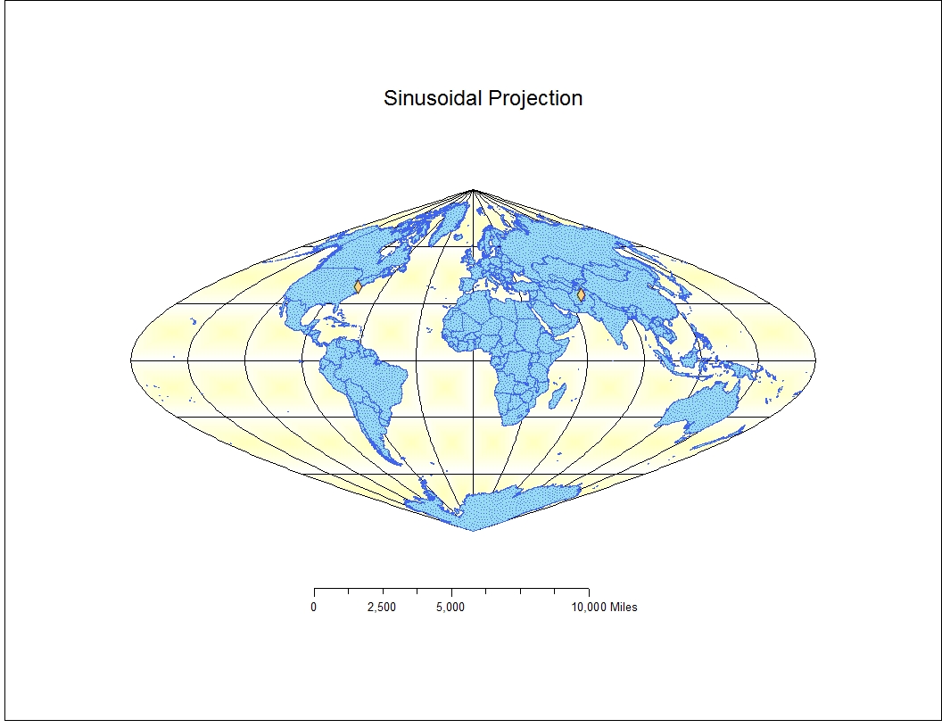 What Is The Definition Of Sinusoidal Projection In Geography at Keith ...