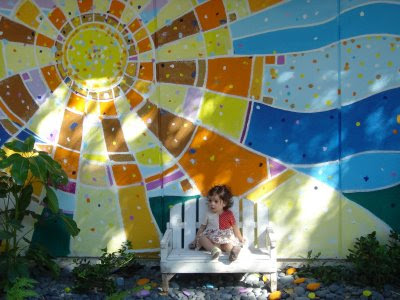 Lois's Art Blog: Sun Mural at Sunnyside