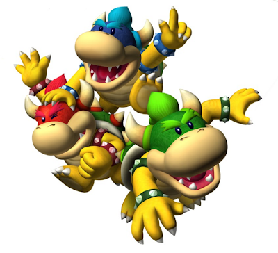 A diferença entre Koopalings e Koopa Kids
