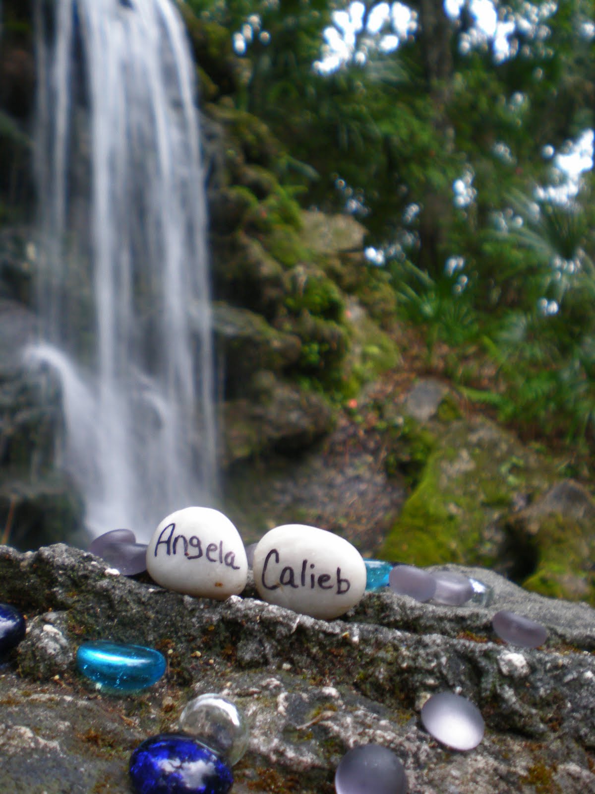Waterfall Angels: Calieb and Angela