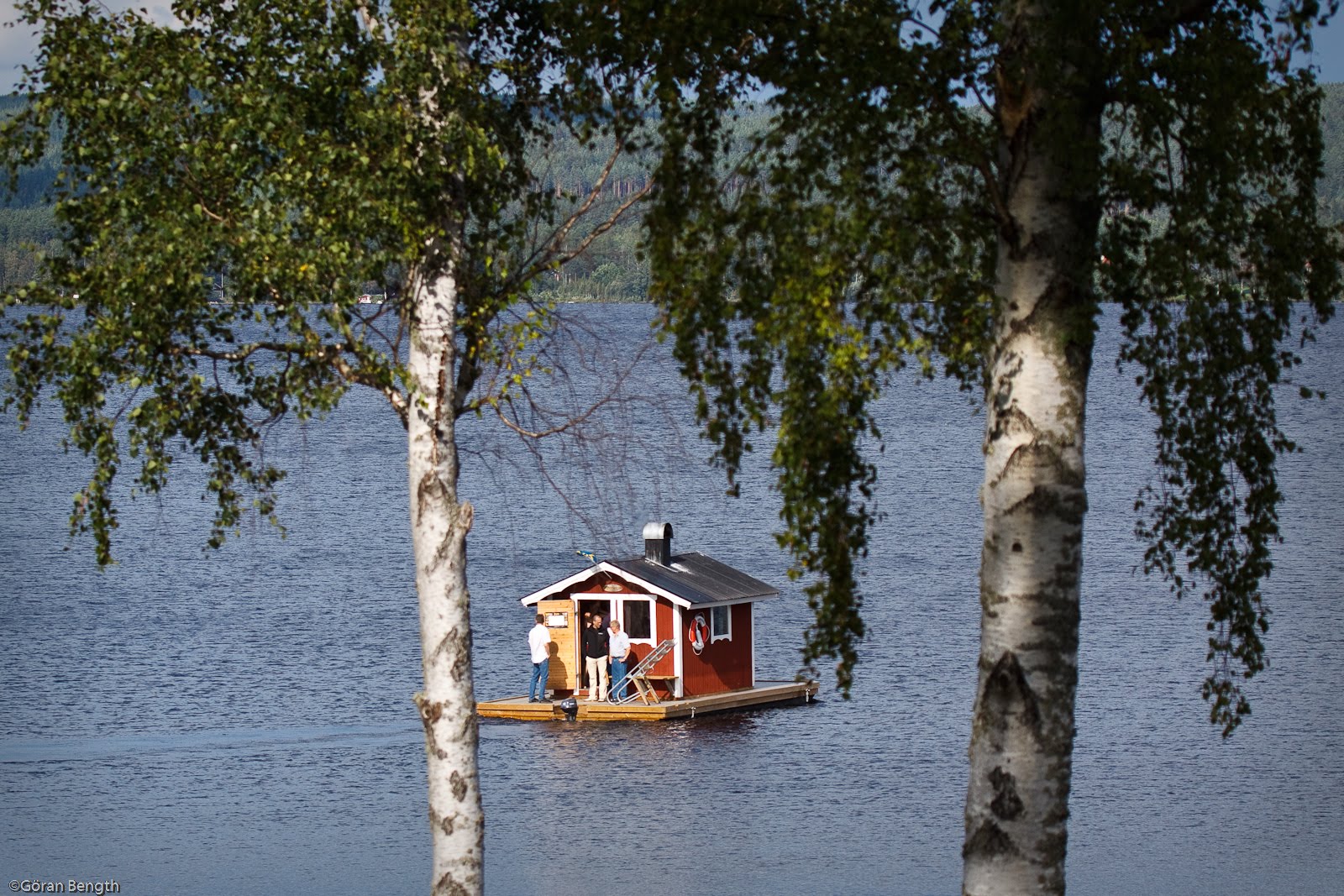 Göran Bength - foto: I en röd liten stuga ....