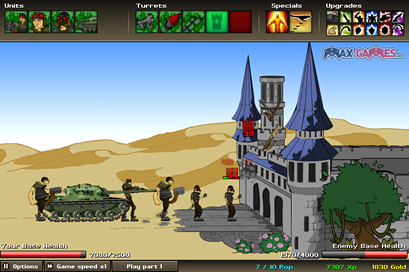 The 30 Minute Gamer: Flash Game Review: Age of War 2