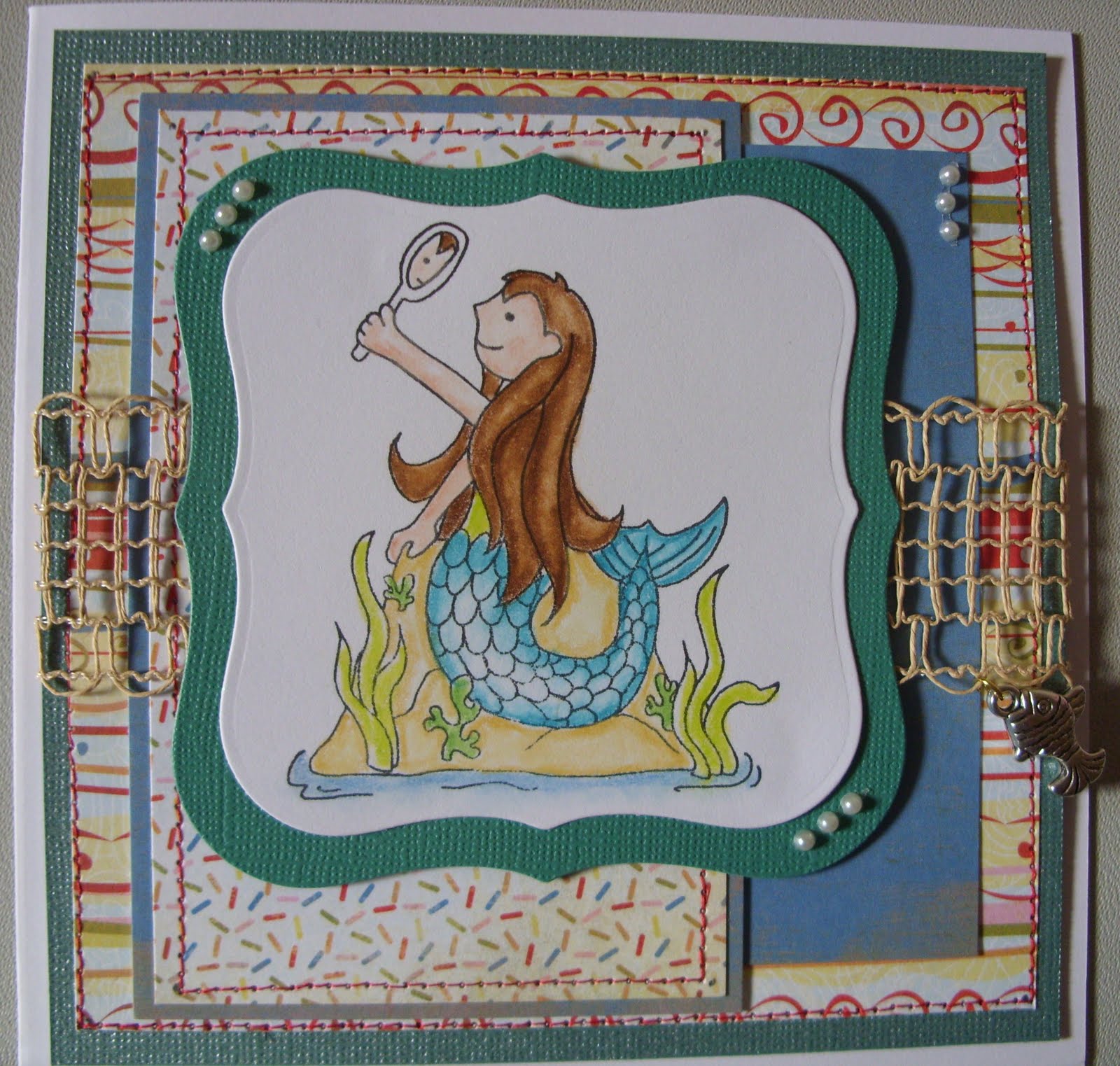 Rosebuds: Lili of the Valley stamps.