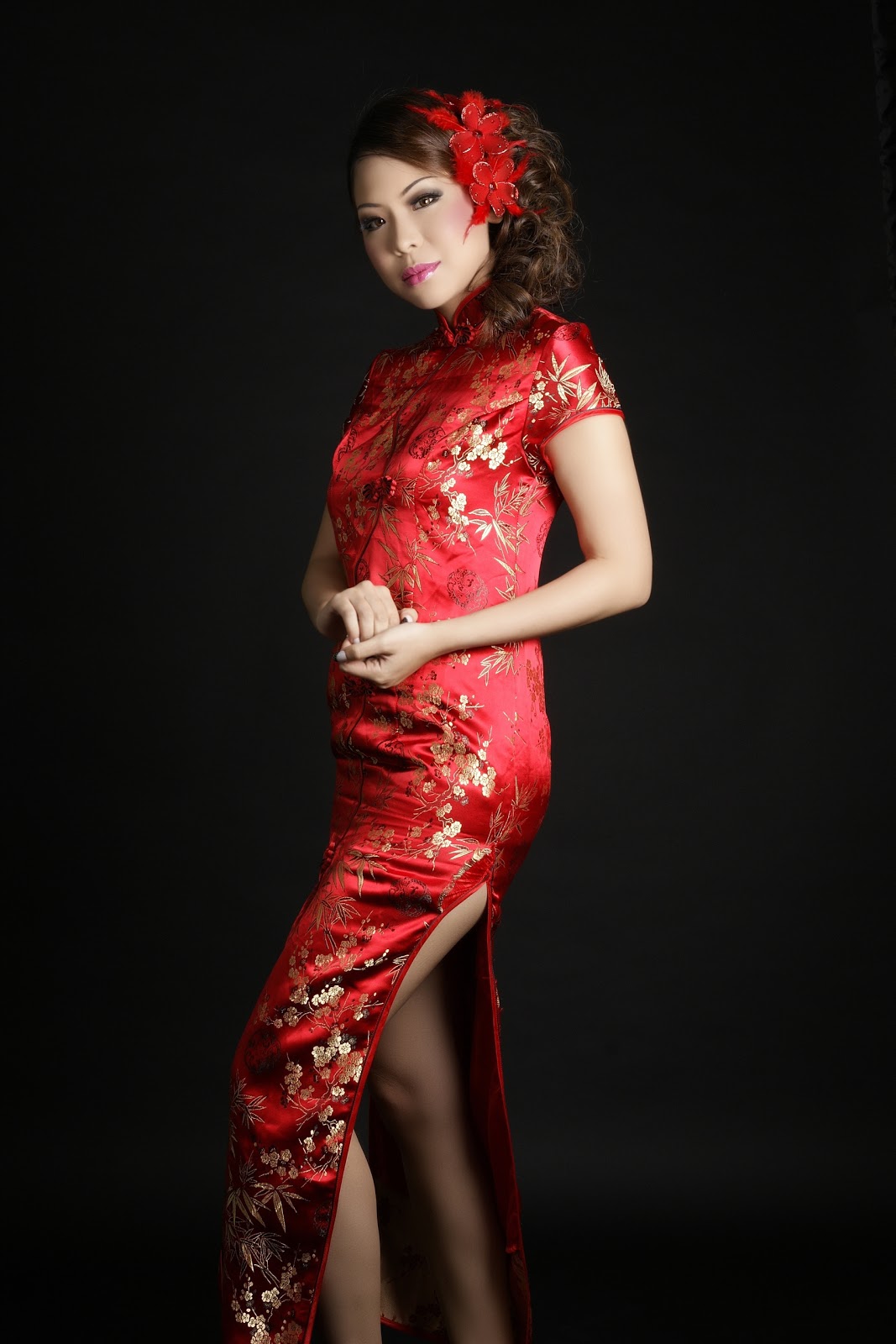 Chinese Cheongsam Creative Portrait Makeup by Makeup Artist Anna Sim ...