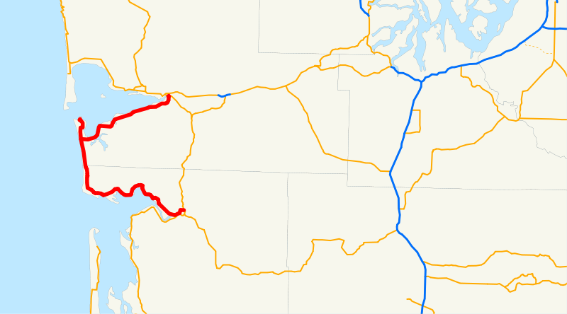 Washington State Highways: Washington State Route 105