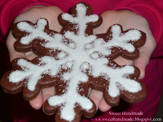Sweet Handmade Cookies: Festive Snowflake Cookies
