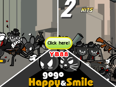 www.flashgame-girl.com: Gogo Happy and Smile - Shooting Flash Games