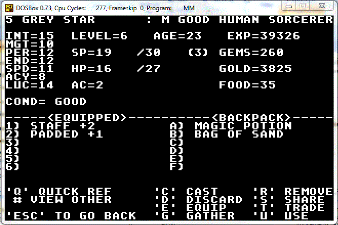The CRPG Addict: Might and Magic and Ability Scores