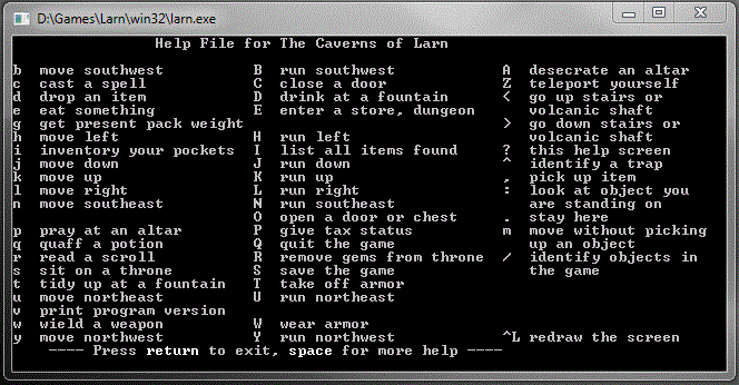 The CRPG Addict: Game 21: Larn (1986)
