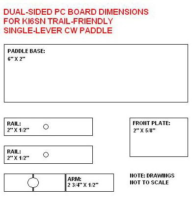 Trail-Friendly Radio Extra: KI6SN T-FR Single-Lever CW Paddle