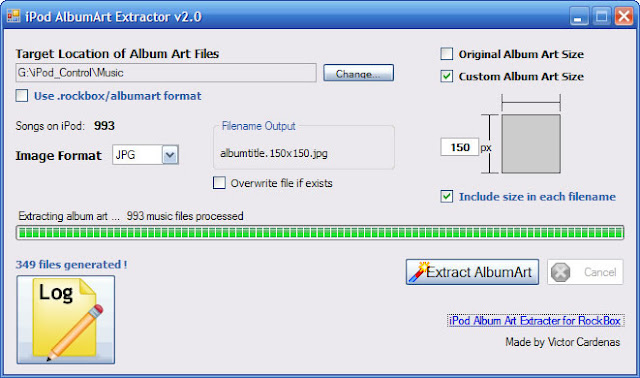 : iPod Album Art Extracter for RockBox