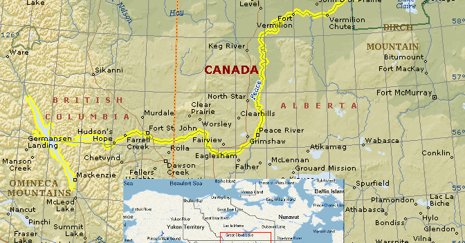 Descente de la Peace River... et autres...: Présentation de la Peace River